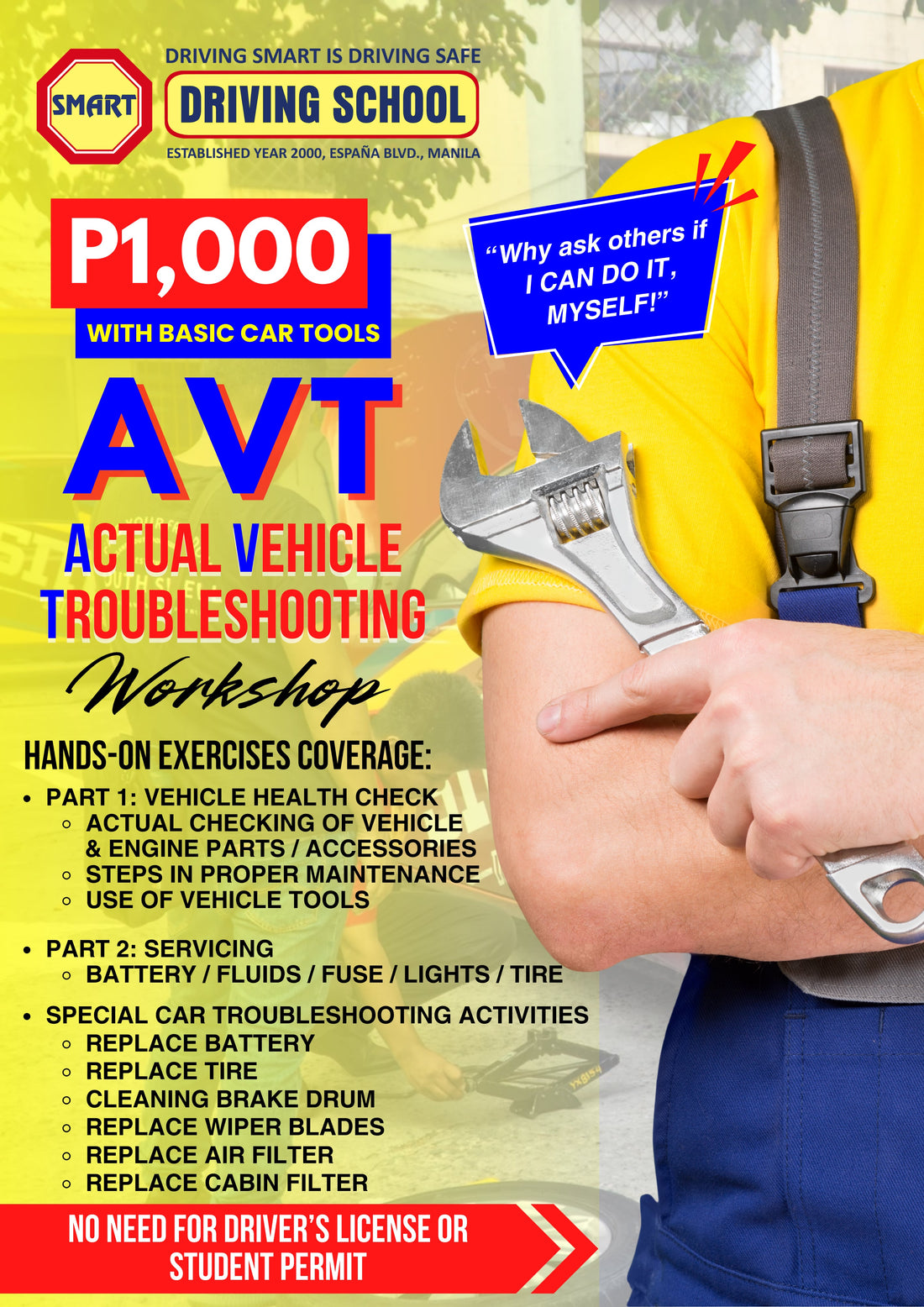 AVT - Actual Vehicle Troubleshooting – Smart Driving PH
